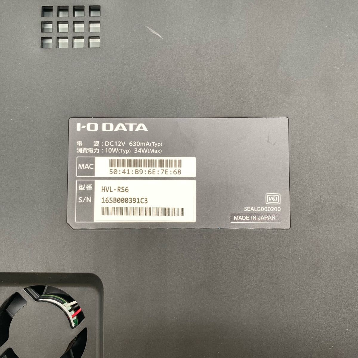 【目立った傷や汚れなし】♪【売り切り】I−O・データ機器 アイオーデータ スマホ対応ハイビジョンレコーディングハードディスク RECBOX HVL-RS6 ※アダプター欠品の落札情報詳細 ...