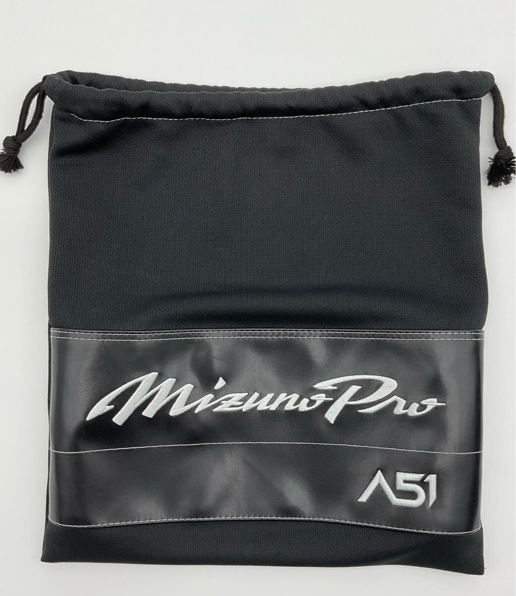 【未使用】⑤ 未使用長期保管品 MIZUNO Pro ミズノ プロ A51 グローブ 硬式用 外野手用 サイズ18N Iブラック 黒 1AJGH11307 092H 監修 イチロー 袋付の落札 ...