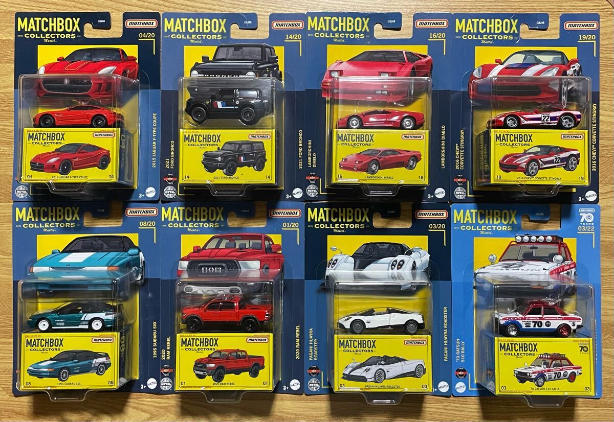 【未使用】マッチボックス コレクターズ まとめて アルシオーネSVX ブルーバード 510 ディアブロ コルベット スティングレイ MATCHBOX ホットウィールの落札情報詳細 ...