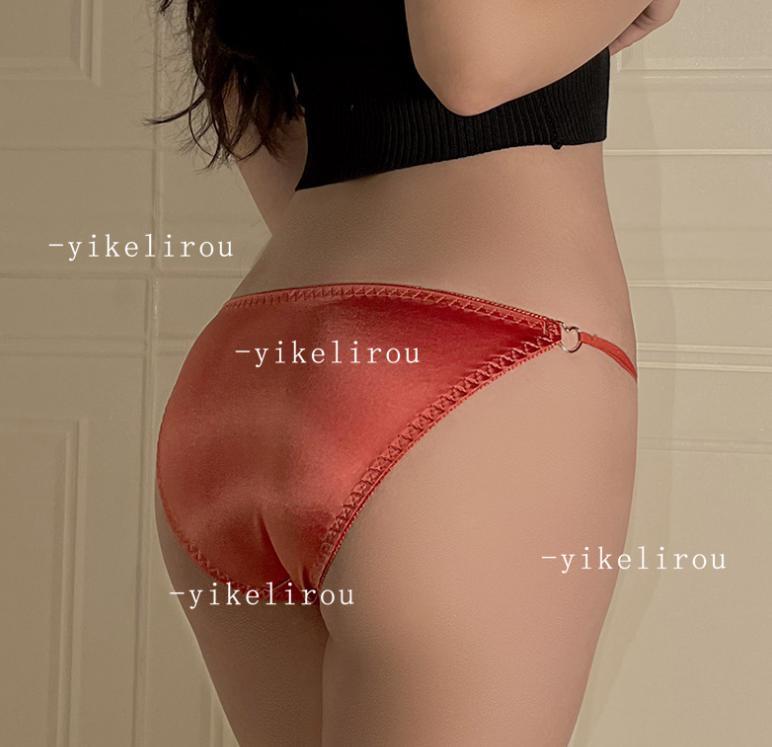 【未使用】177-K02(WH)XLサテン 光沢 パンティー アイス シルク 高級 モチーフ 艶々 セクシー ショーツ ランジェリー コスチューム 人妻 秘書 誘惑の落札情報詳細 ...