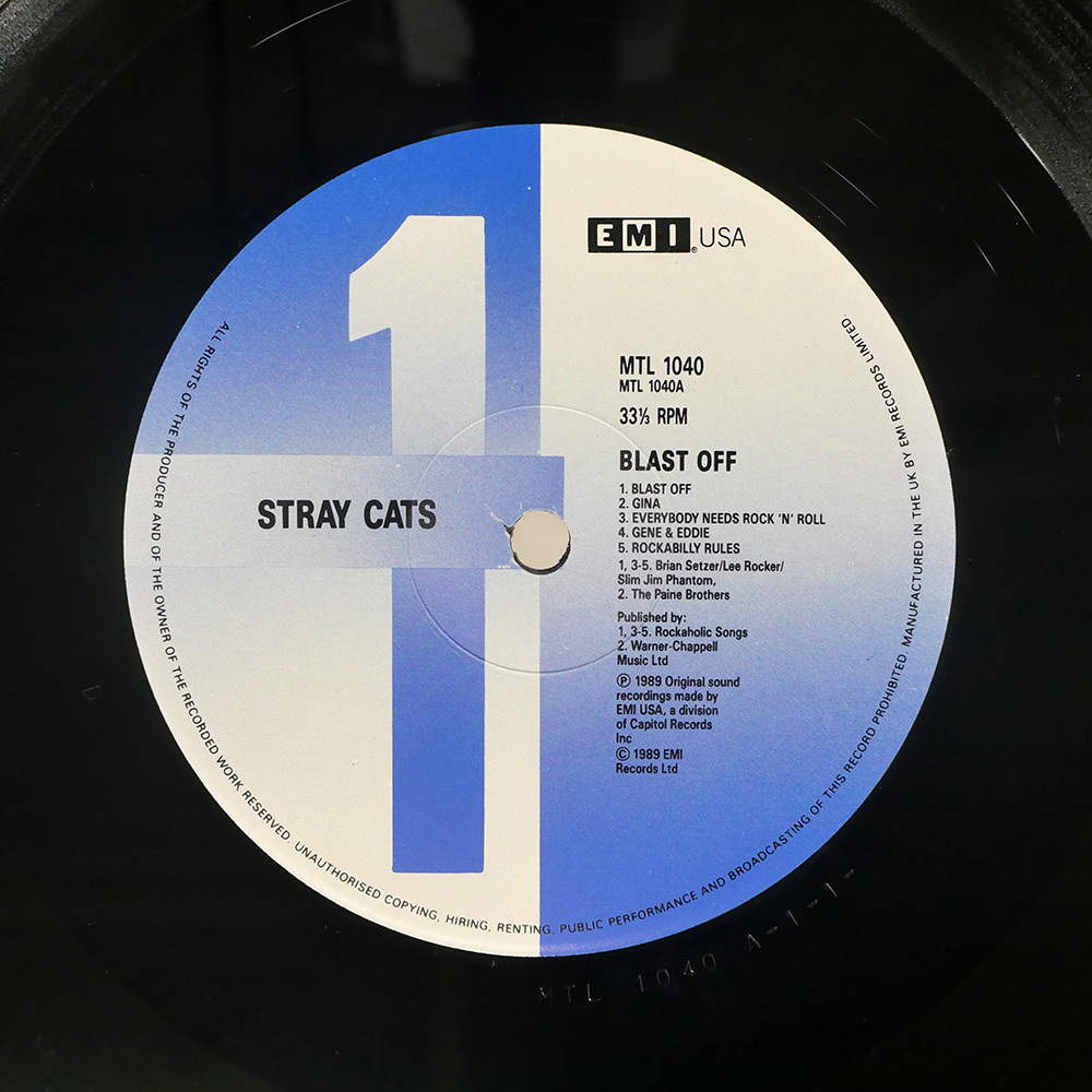 【やや傷や汚れあり】UK盤 STRAY CATS/BLAST OFF/EMI USA MTL1040 LPの落札情報詳細 - Yahoo ...