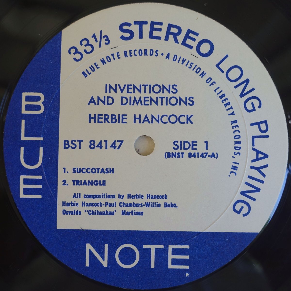 【やや傷や汚れあり】14051133;【US盤/BLUE NOTE/LIBERTY/VAN GELDER刻印】Herbie Hancock ...