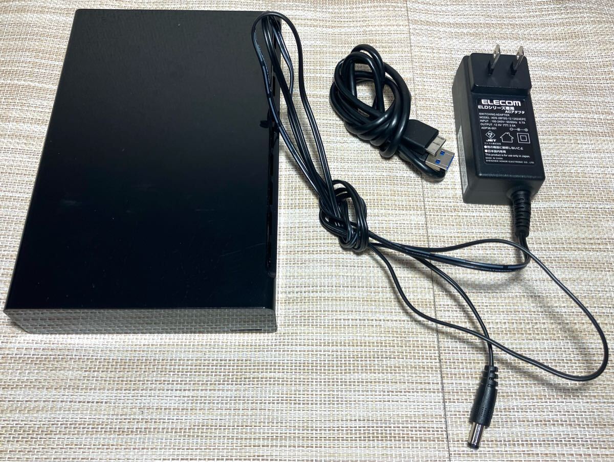 【未使用に近い】KGNY5475 美品 ELECOM エレコム 外付けハードディスク 外付けHDD USB Desktop HDD ELD-HTV040UBK 4TBの落札情報詳細 ...