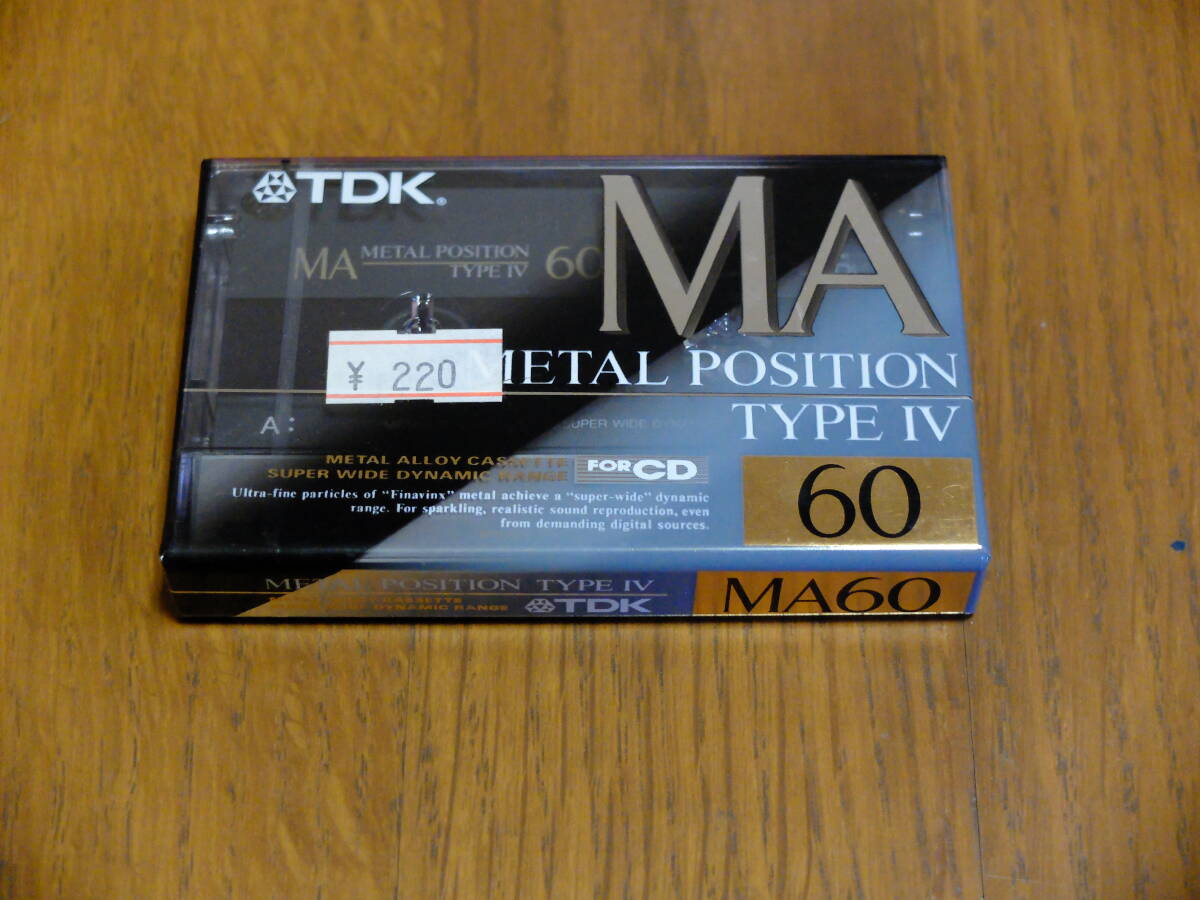 【未使用】TDK MA60 カセットテープ 未開封の落札情報詳細 - Yahoo!オークション落札価格検索 オークフリー
