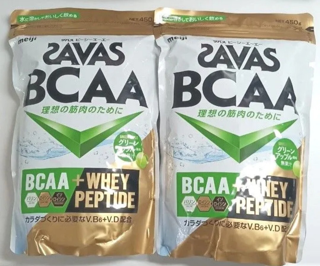 【未使用】明治 SAVAS ザバス BCAAパウダー ・グリーンアップル風味《450g / 2袋セット★》プロテイン ホエイプロテイン ホエイペプチドの落札情報詳細 - Yahoo ...