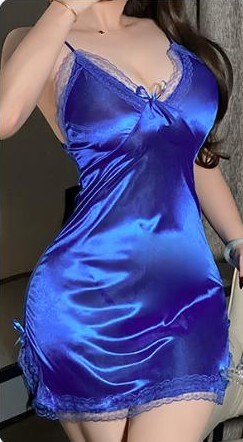 【未使用】2307(BL)2点セット 光沢サテン ベビードール ミニワンピース +Tバック 超セクシー ランジェリー キャミソール ストッキング ブラックの落札情報詳細 - Yahoo ...