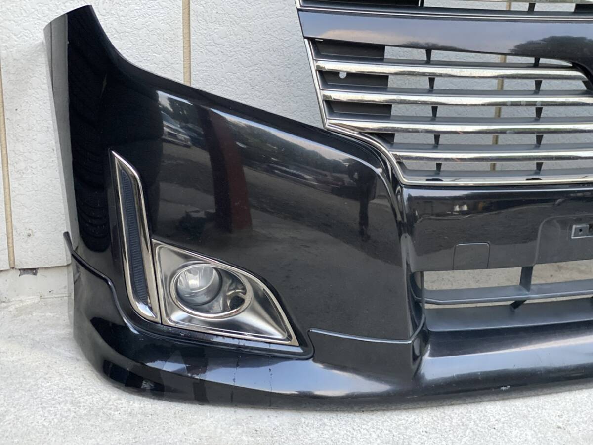 【目立った傷や汚れなし】日産 エルグランド PE52 / E52 / TE52 / TNE52 純正フロントバンパー アンダー スポイラー付きフロントグリル。。。4894の落札情報詳細 ...