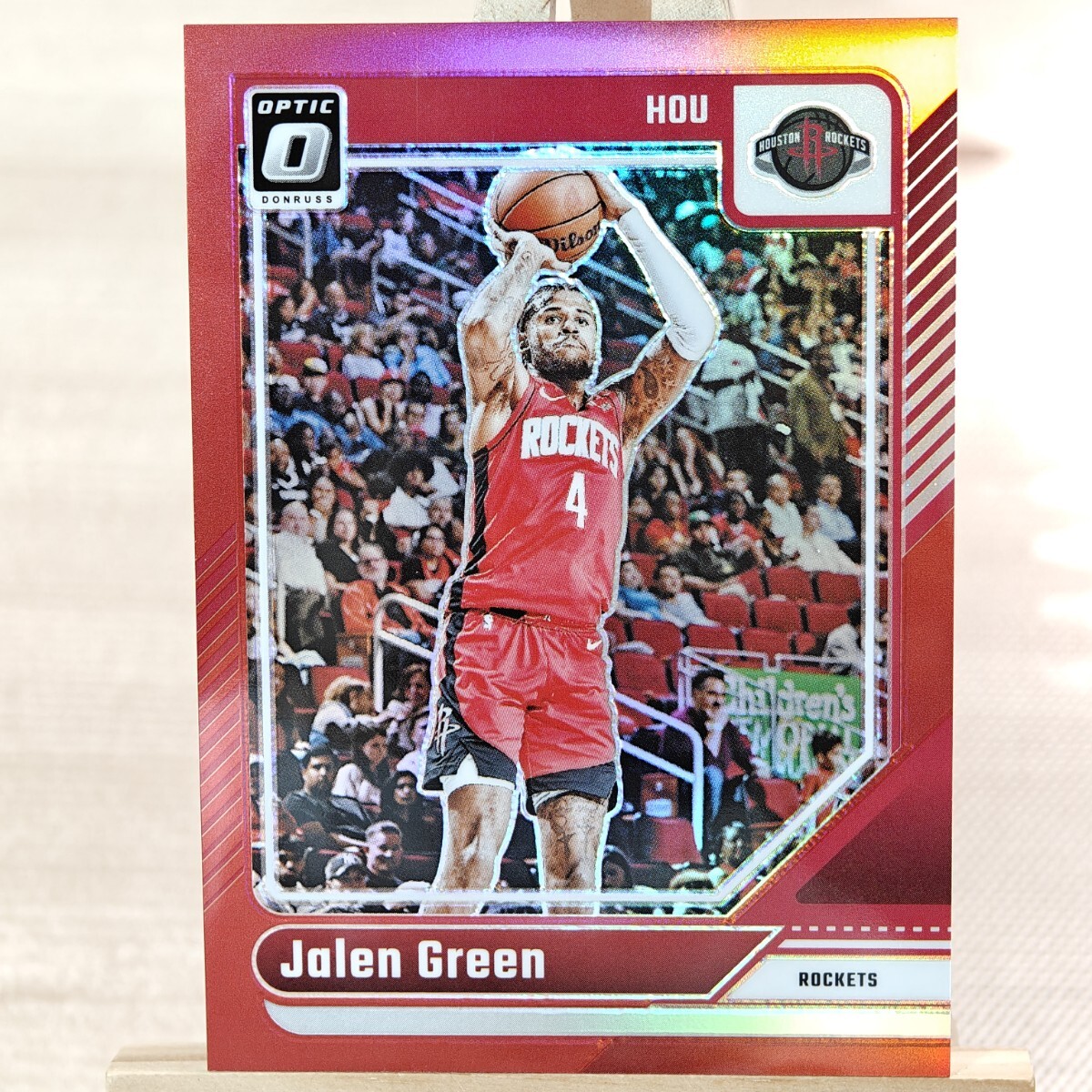 【目立った傷や汚れなし】99枚限定 ジェイレン・グリーン 2024-25 Panini Donruss Optic Jalen Green ...