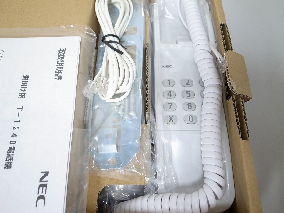 【未使用】 【☆新品☆】 NEC 壁掛兼用スリムテレホン αポチ 【T-1340電話機(WH)】 の落札情報詳細 - Yahoo!オークション ...