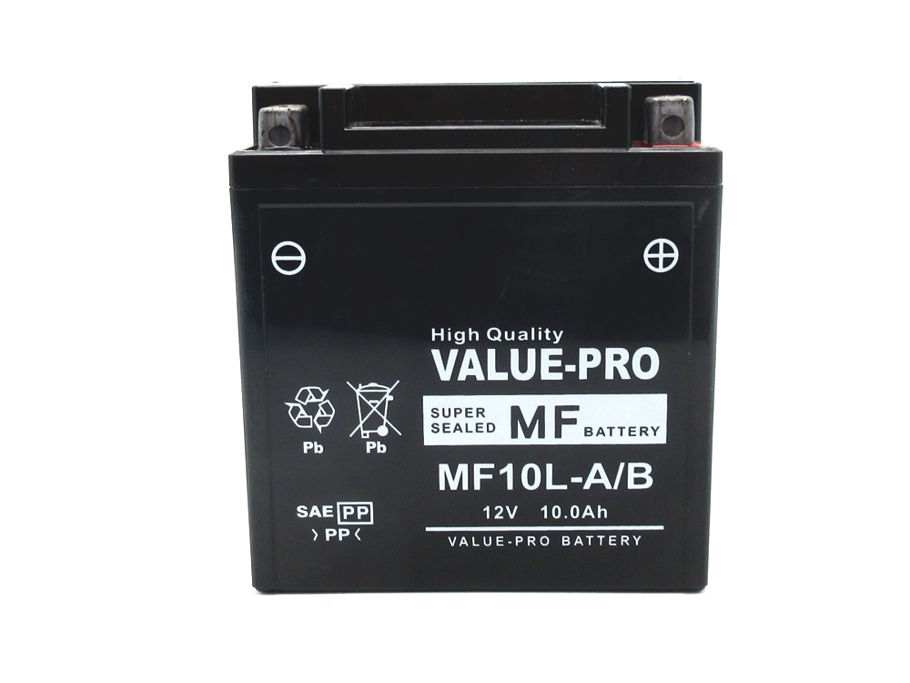 【未使用】新品 充電済バッテリー MF10L-A/B 互換 YB10L-A2 YB10L-B2 / ボルティー NJ47A Z250ベルト Z250FT Z250LTD Z650LTD ...