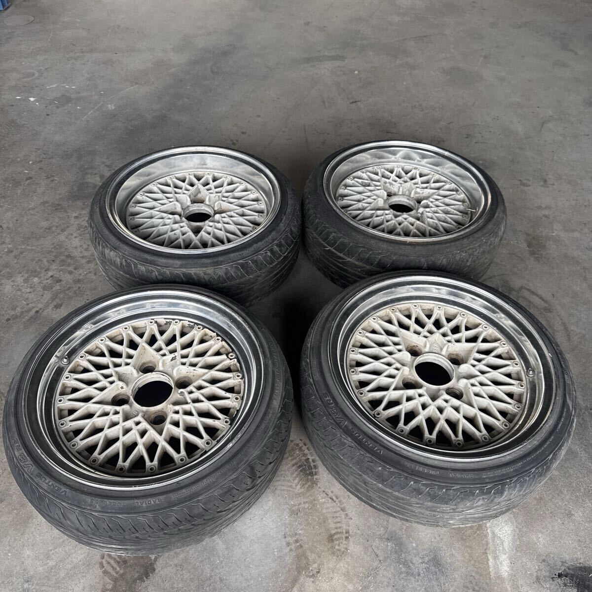 【傷や汚れあり】SSR フォーミュラメッシュ 15インチ 7J PCD114.3 ＋13 タイプB ＋23 タイプC スターフォーミュラ ...
