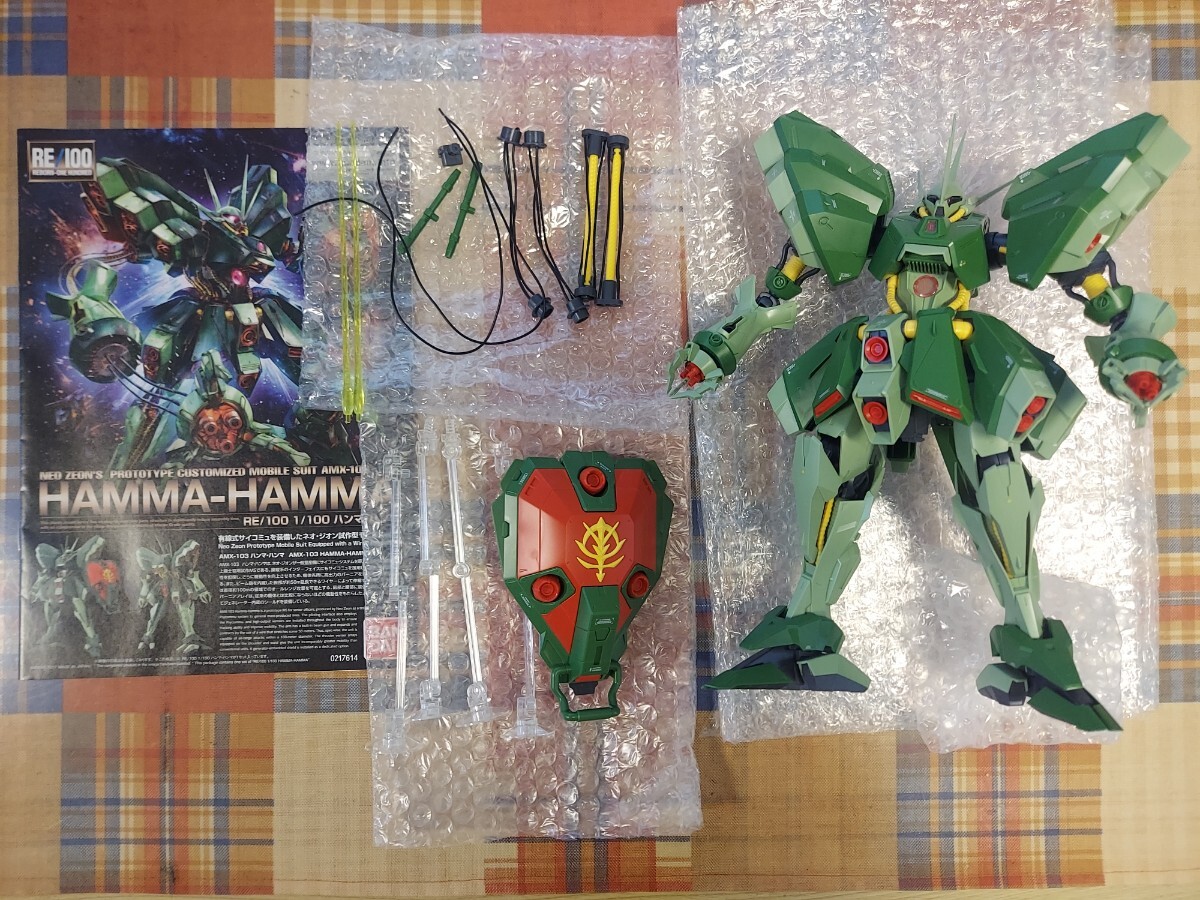 【目立った傷や汚れなし】組立済 RE/100 1/100 機動戦士ガンダムZZ ハンマ・ハンマ 検/MG HG RGの落札情報詳細 - Yahoo!オークション落札価格検索 オークフリー