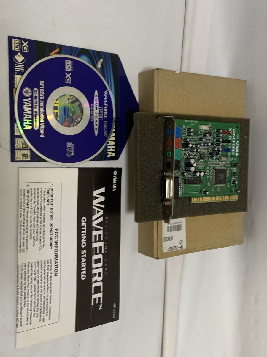 【目立った傷や汚れなし】YAMAHA ヤマハ WAVEFORCE 192XG PCI SOUNDCARD サウンドカード PCアクセサリー ...