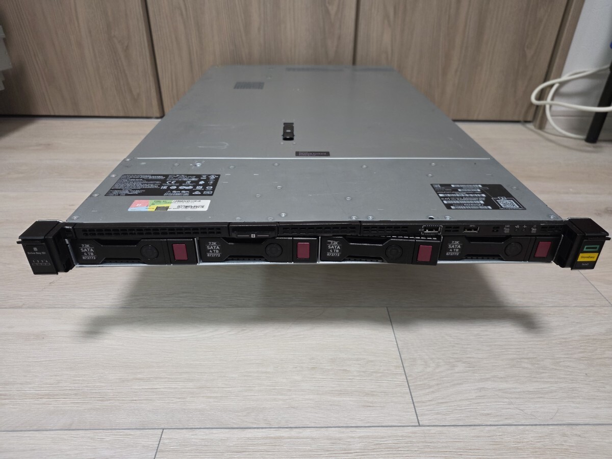 【目立った傷や汚れなし】HPE StoreEasy 1460/ProLiant DL360 Gen10/2x Xeon Gold 6130 ...