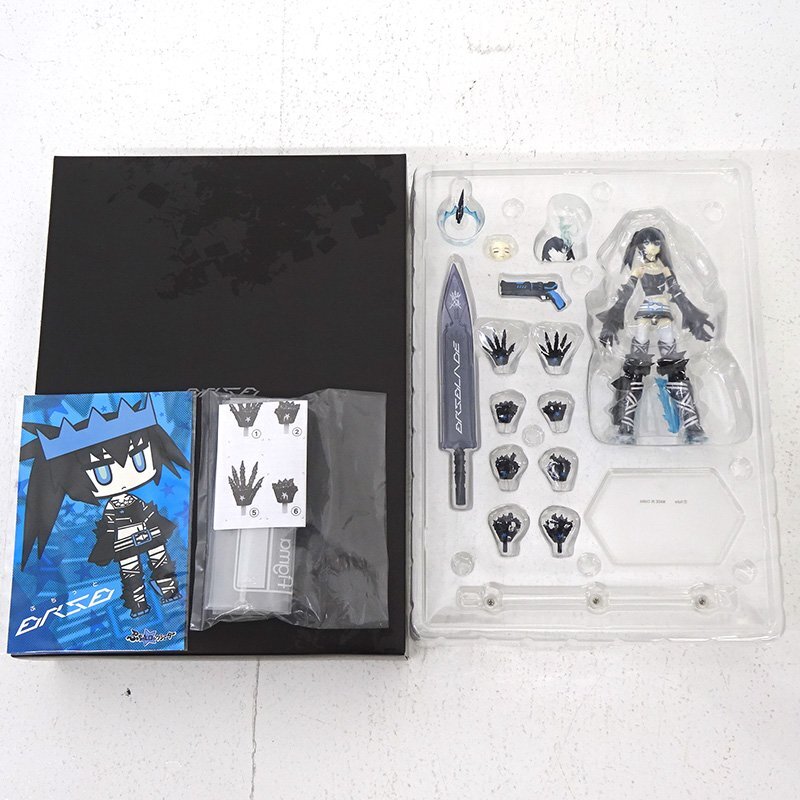 【やや傷や汚れあり】★中古★グッドスマイルカンパニー figma Black★Rock Shooter BEAST フィギュア 画集BLK限定 ...