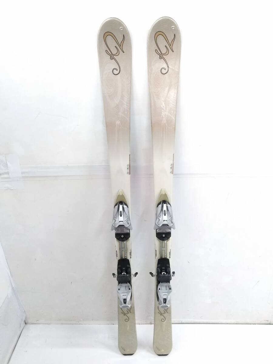 【目立った傷や汚れなし】♪レディース K2 First Luv 146cm / MARKER MOD10.0 レールビンディング付 260 ...
