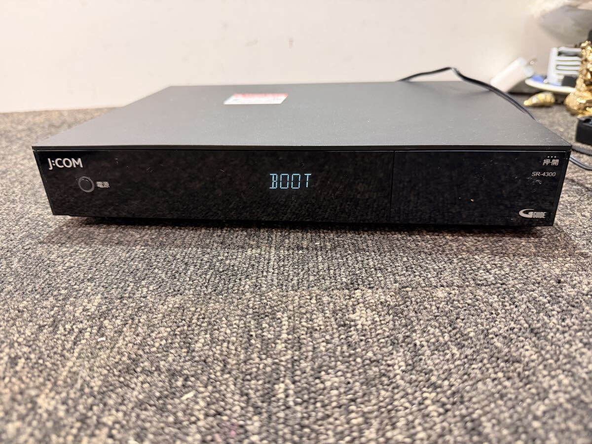 【やや傷や汚れあり】HUMAX SR-4300 J:COM チューナー リモコン・ACアダプター付き BOOT表示 通電確認のみの落札情報詳細 ...