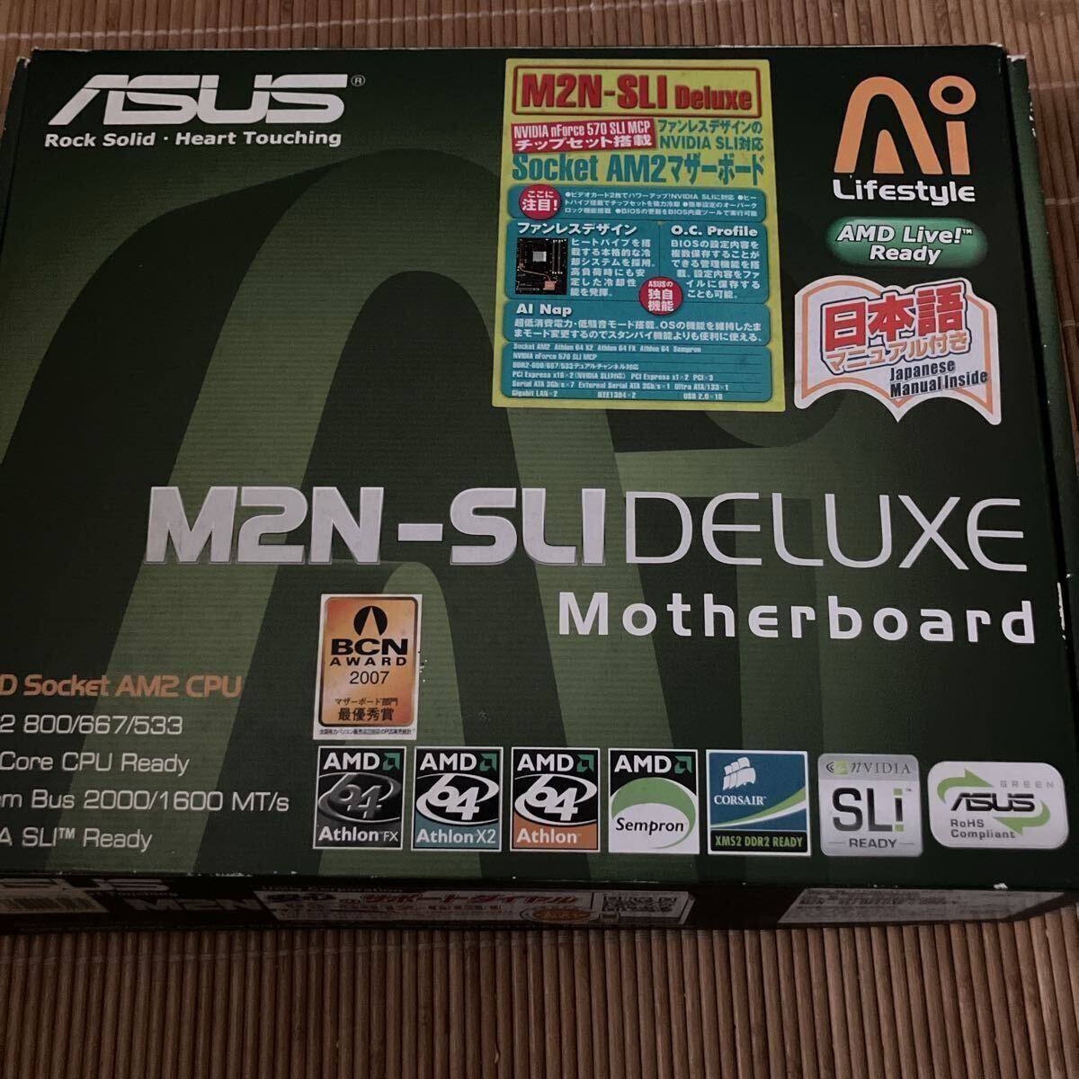【目立った傷や汚れなし】ASUS製 ATXマザーボード M2N-SLI Deluxe AM2の落札情報詳細 - Yahoo!オークション落札 ...
