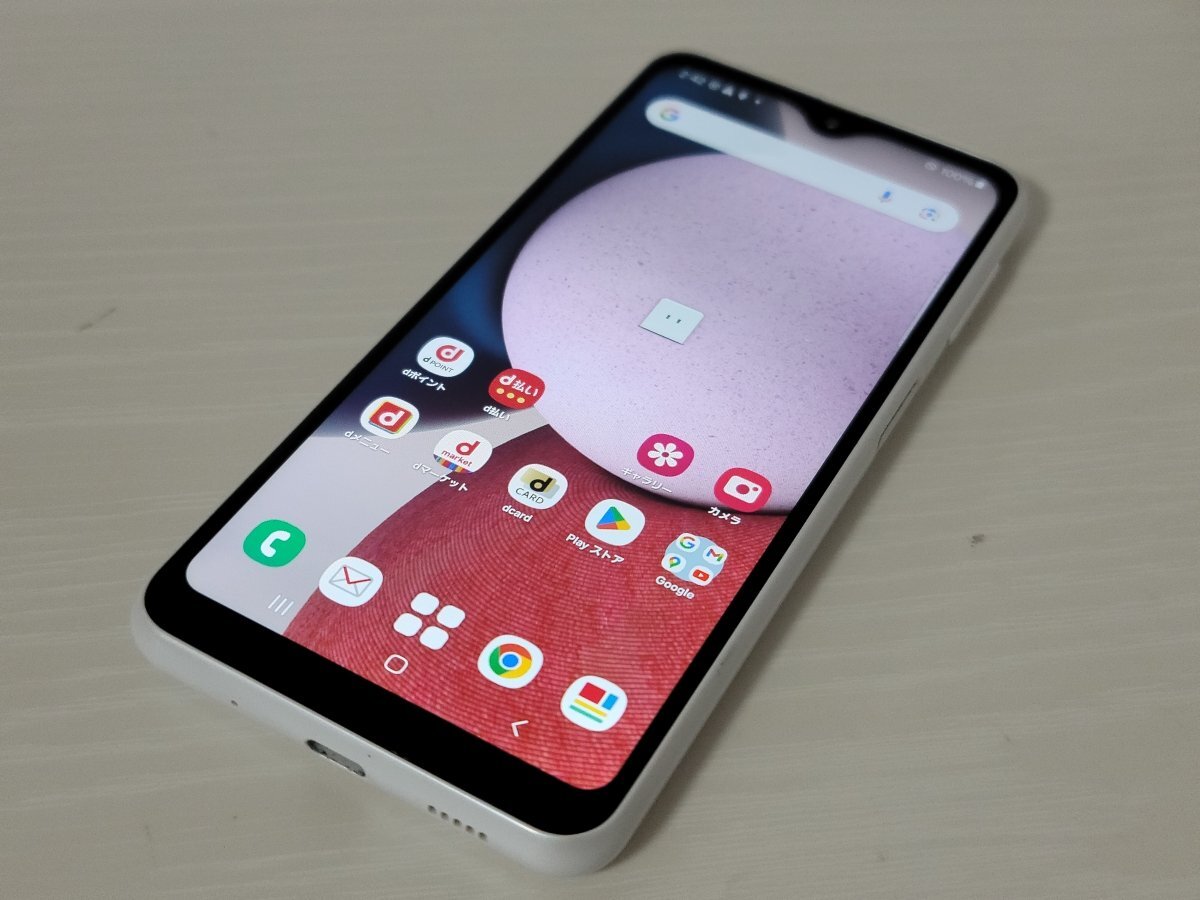 【やや傷や汚れあり】 ★【68117WM】 完動品 docomo SC-56C SAMSUNG Galaxy A23 5G ホワイト 1円 ...