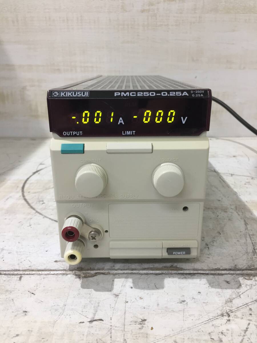 【目立った傷や汚れなし】菊水 KIKUSUI PMC250-0.25A REGULATED DC POWER SUPPLY 直流安定化電源の ...