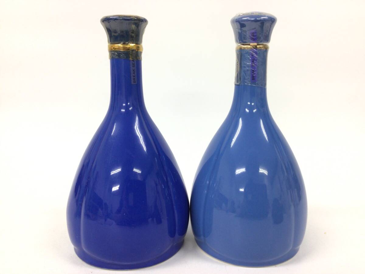 【目立った傷や汚れなし】1円スタート ウイスキー whisky ホワイト＆マッカイ セラミックデキャンタ 2本セット 750ml 43% 重量 ...