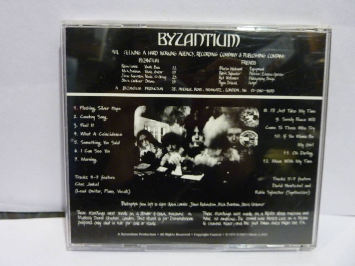 EEC盤【CD】BYZANTIUM LIVE & STUDIO【中古品】BYZ 001 ビザンチウム ピーターバラカンの弟加入バンドの落札情報 ...