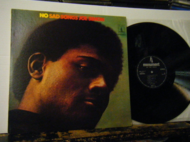LP JOE SIMON ジョー・サイモン / NO SAD SONGS ノー・サッド・ソングス 国内見本盤の落札情報詳細 - ヤフオク落札 ...