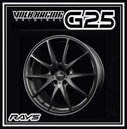 【新品】【1本価格】RAYS VOLK RACING G25 19×8.5J +45 5-112 マットガンブラック/リムエッジDC (MT) FACE-1の落札情報詳細 - Yahoo ...