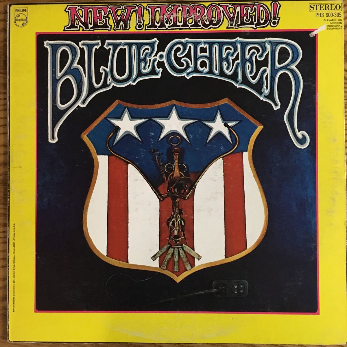 【LP】BLUE CHEER/NEW! IMPROVED! BLUE CHEER[USオリジナル:1969年プレス/PHILIPS PHS ...