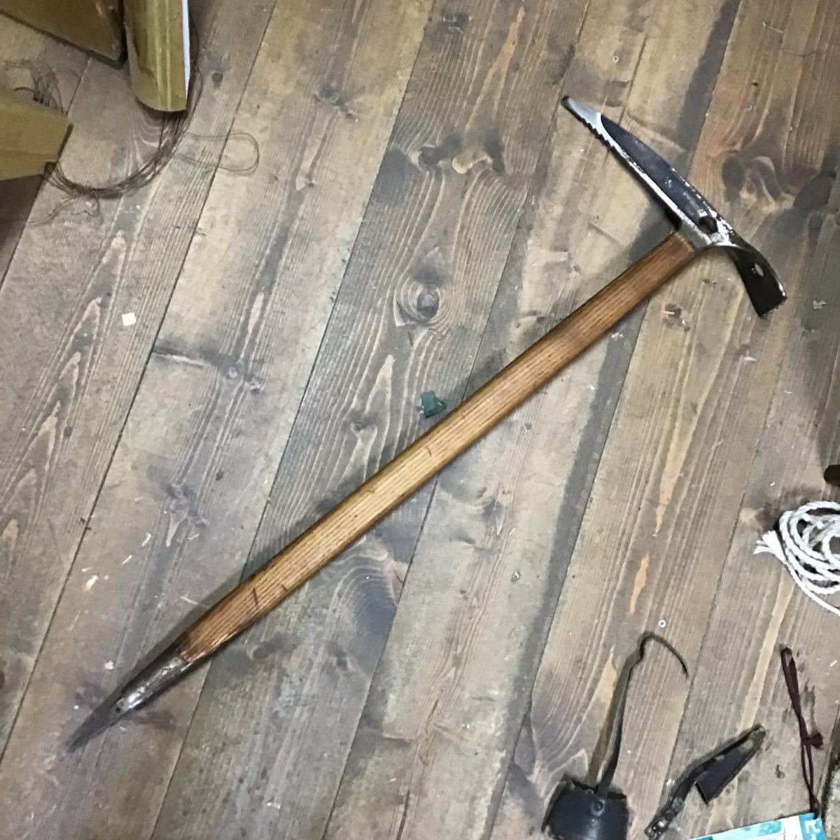 東京トップ ピッケル SILVER SATTEL TOKYO TOP スウェーデン SWEDEN トップスノーマン シルバーザッテル 説明書付 ...