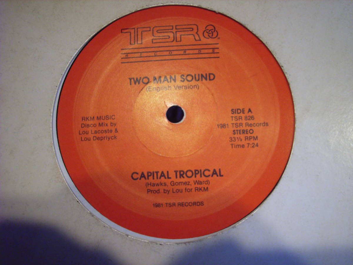 【やや傷や汚れあり】TWO MAN SOUND / CAPITAL TROPICAL /CIRCUS DISCO - TWENTY FIFTH ANNIVERSARY 収録の落札情報詳細 ...
