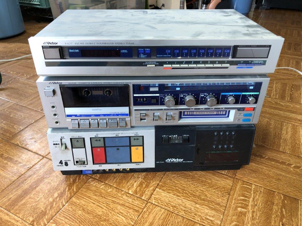 【中古】Victor 4点セット T-K77 KD-E18 HR-7100 リモコン RM-C500 通電確認済の落札情報詳細 - Yahoo!オークション落札価格検索 オークフリー