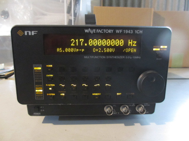 NF WAVE FACTORY WF1943 1CH☆★の落札情報詳細 - ヤフオク落札価格検索 オークフリー