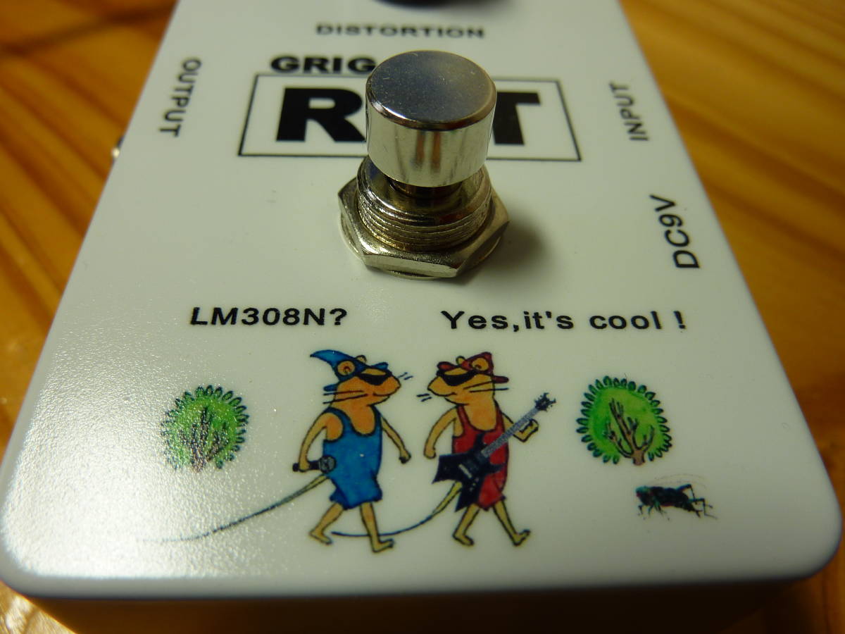 RAT クローン 「ぐりぐらっと」自作ペダル オペアンプ モトローラLM308AN 初期回路の図太い歪み の落札情報詳細 - Yahoo ...