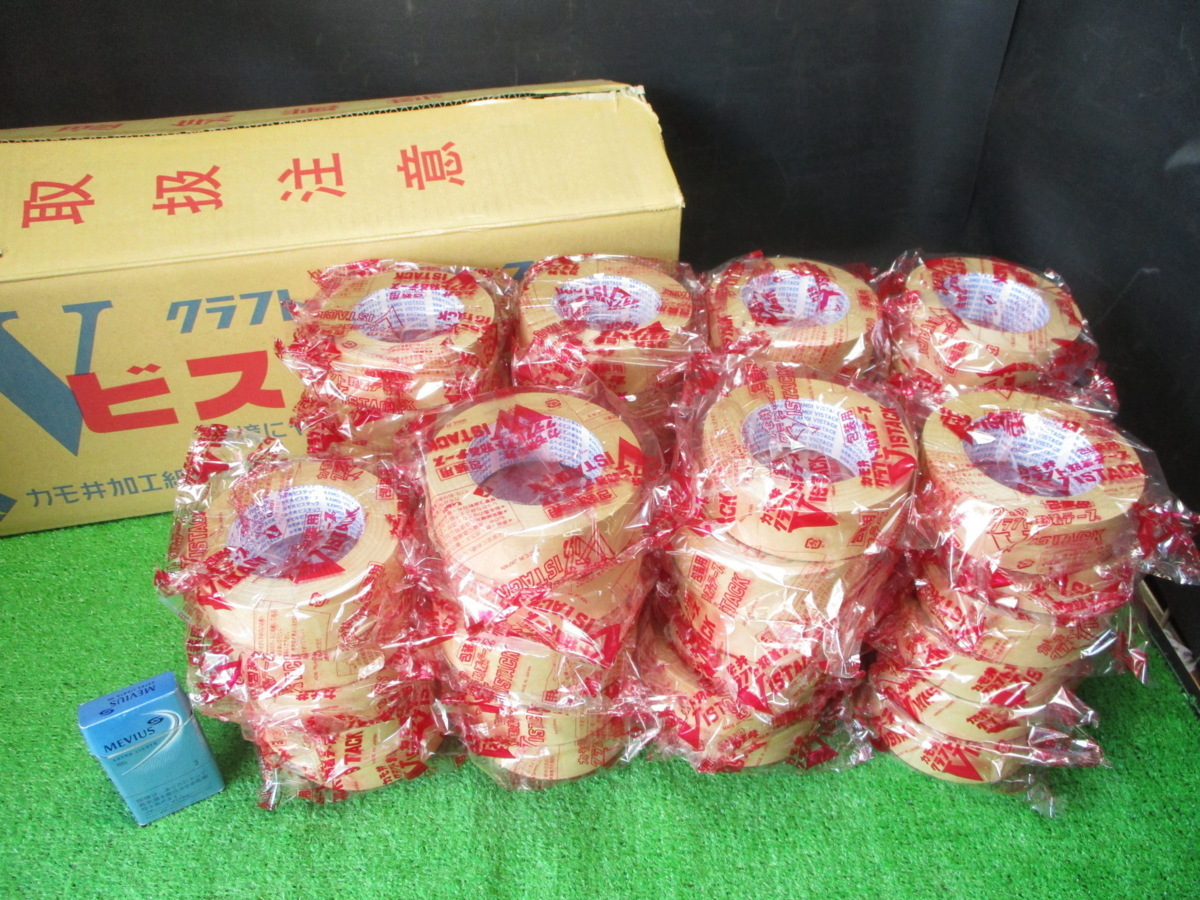 【新品】明仲a242 カモ井加工紙 クラフトテープ 粘着テープ ビスタック『No.2000』巾38mm×長さ50m★47巻セットの落札情報詳細 - Yahoo!オークション落札価格検索 オークフリー