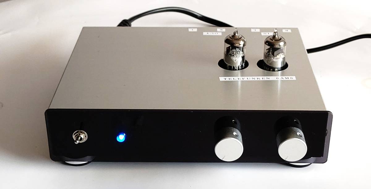 真空管プリアンプ/TELEFUNKEN 6AM6、(MullardムラードCV4014)、トロイダルトランス 、accuphase cap付き ...