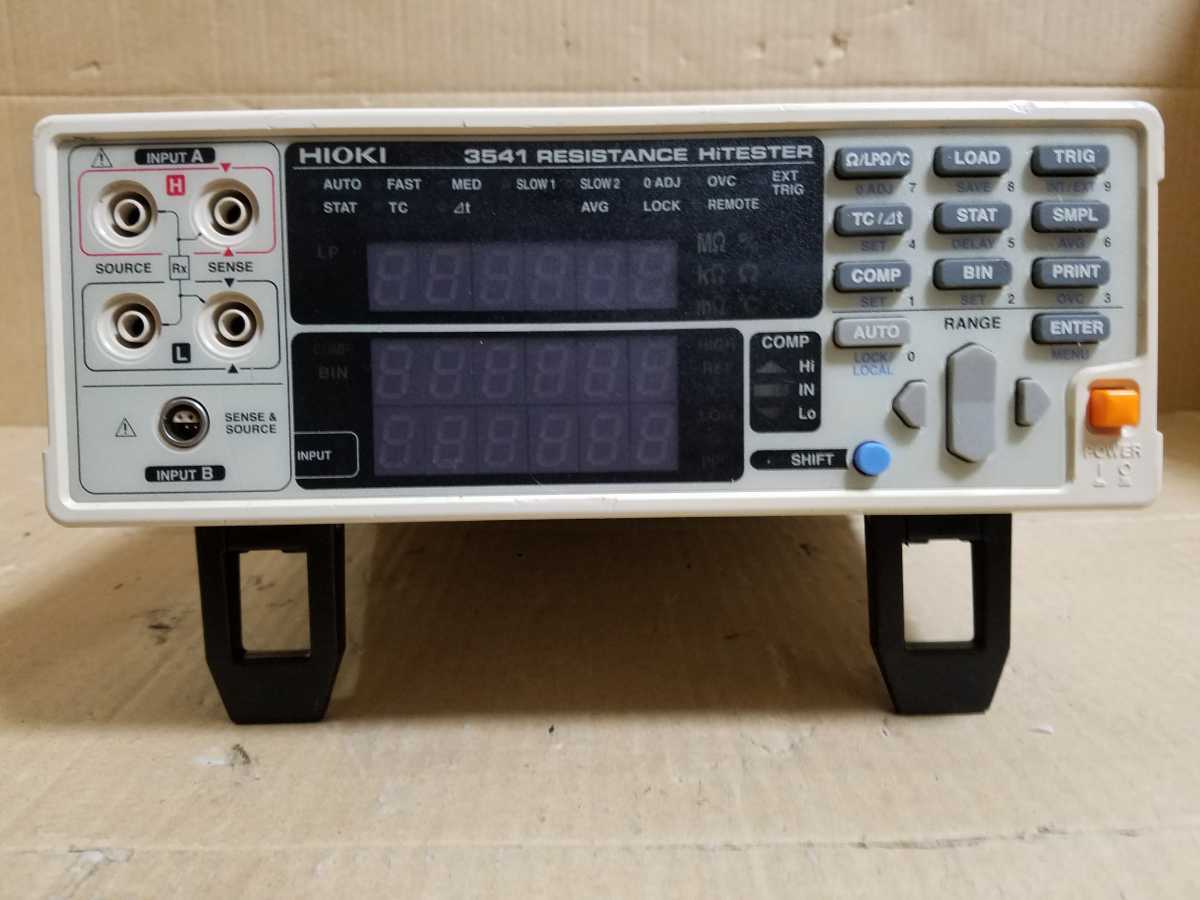 HIOKI 日置電機 RESISTANCE HiTESTER 3541 抵抗計 の落札情報詳細| ヤフオク落札価格情報 オークフリー