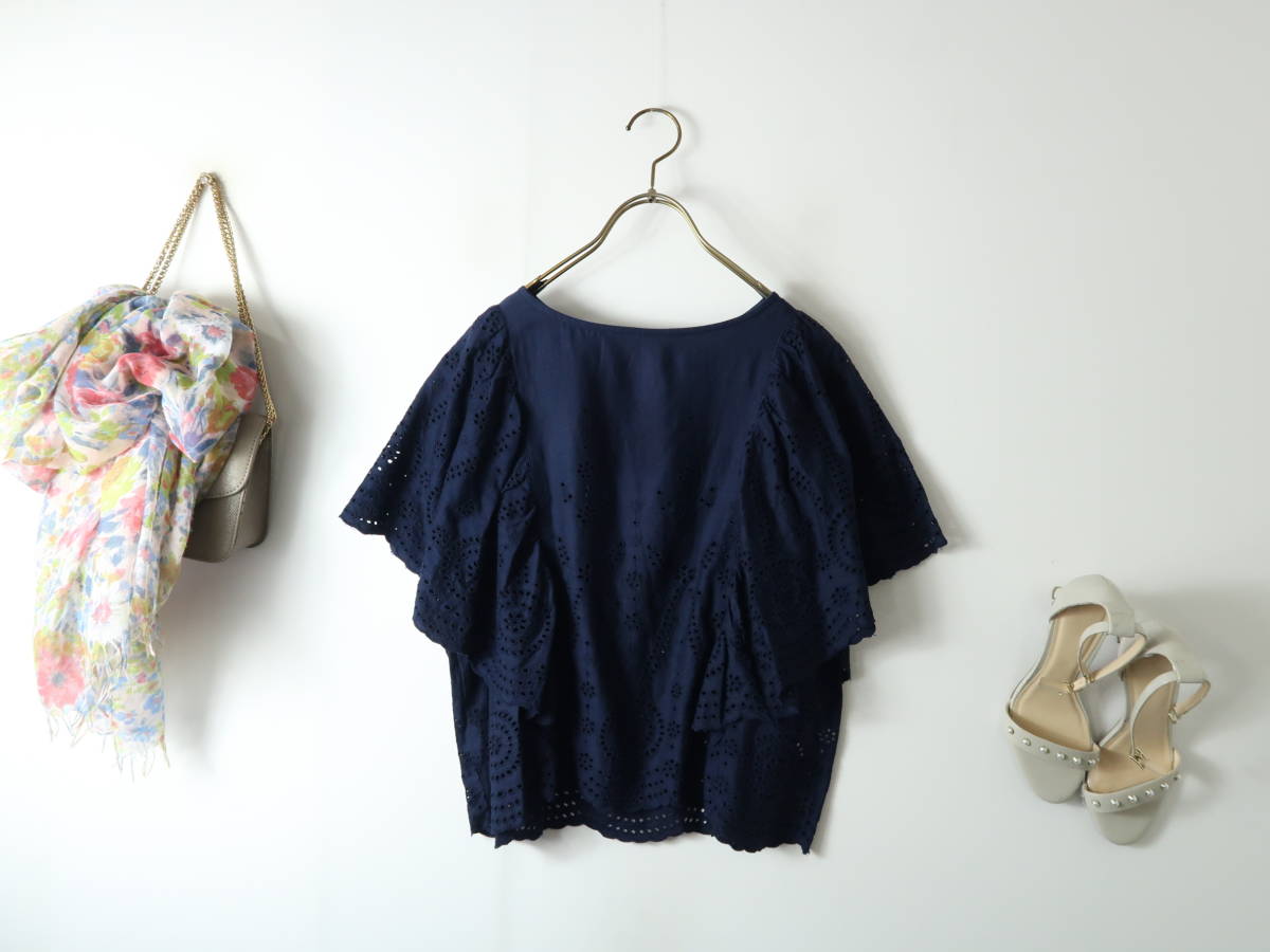 1.1万☆バビロン BABYLONE☆洗える カットワークブラウス 38サイズ☆E-M 3209の落札情報詳細 - ヤフオク落札価格検索 オークフリー