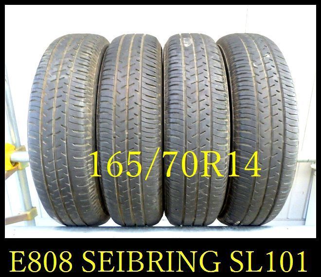 【E808】送料無料・代引き可 店頭受け取り 2019年製造 約6.5～7部山 SEIBRING SL101 165/70R14 4本の落札情報詳細 - Yahoo!オークション落札価格検索 ...