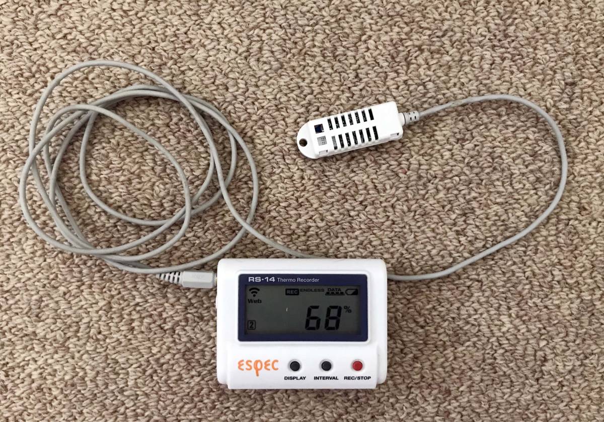 ★おんどとり ESPEC(エスペック) RS-14 Thermo Recorder(サーモレコーダー) 温湿度測定 無線LAN(web ...