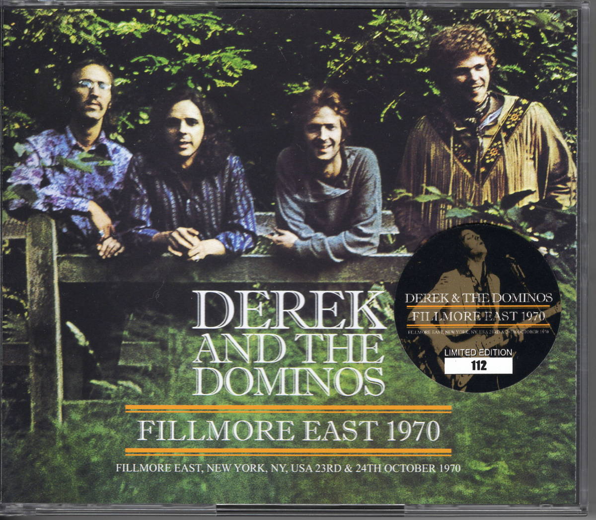 DEREK & THE DOMINOS / FILLMORE EAST 1970 / 4CDの落札情報詳細 - Yahoo!オークション落札価格検索 オークフリー