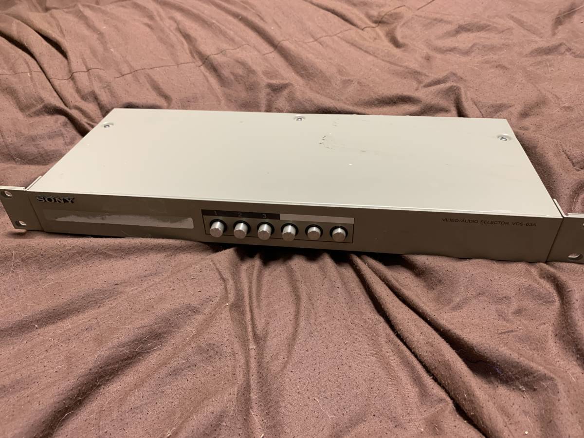 SONY ソニー VCS-63A ビデオ／オーディオセレクター①の落札情報詳細 - Yahoo!オークション落札価格検索 オークフリー