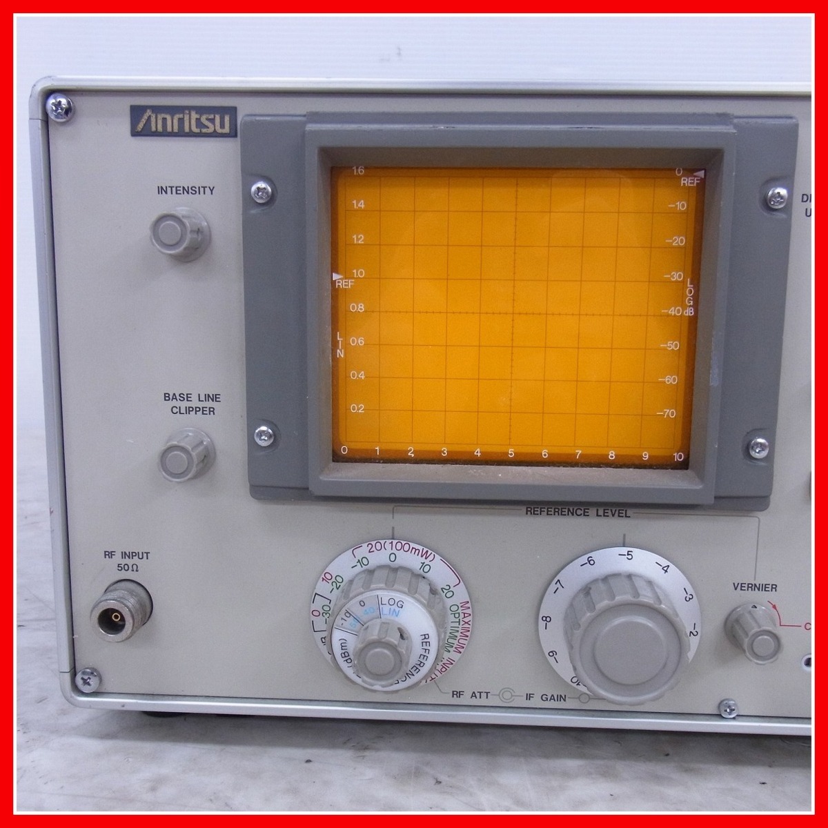 ★Anritsu スペクトラムアナライザ MS62A SPECTRUM ANALYZER アンリツ 取説試験成績書付き ジャンク【40の落札 ...