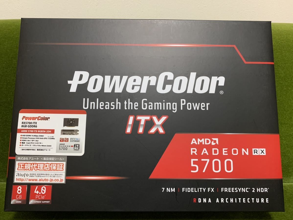 【新品】開封済 未使用 Power Color RX5700 ITX 8GB GDDR6 AXRX 5700 ITX 8GBD6-2DHの落札情報詳細 - ヤフオク落札価格検索 オークフリー