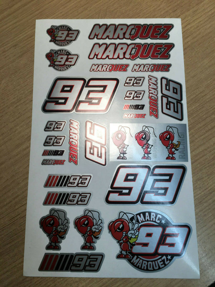 【未使用】送料無料 Marc Marquez 93 HRC GAS MOTO GP Repsol Sticker Decal マルクマルケス ...