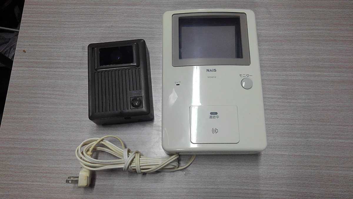 NAiS ハンズフリー玄関番1型 WQN212 カメラ付ドアホン子機 EJ600 テレビドアホン の落札情報詳細 - Yahoo!オークション ...