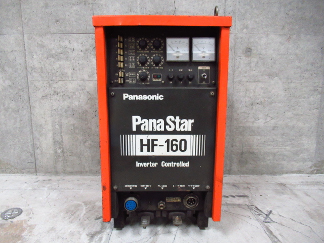 Panasonic パナソニック Pana Star HF-160 半自動溶接機 インバータ制御CO2溶接用直流電源 YD-160HF 3相200V ワイヤ送給装置 管理20D1019Cの落札 ...