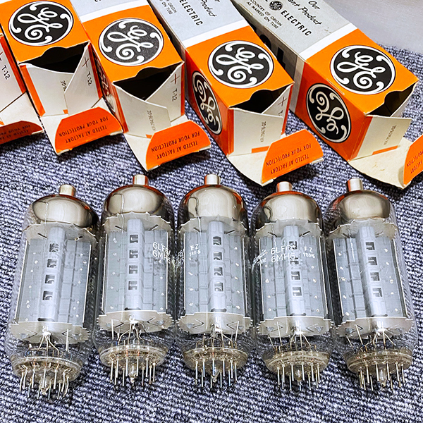 General Electric / ゼネラルエレクトリック GE Tube 真空管 6LF6 / 6MH6 5本セット アンプ パーツ（元箱 ...