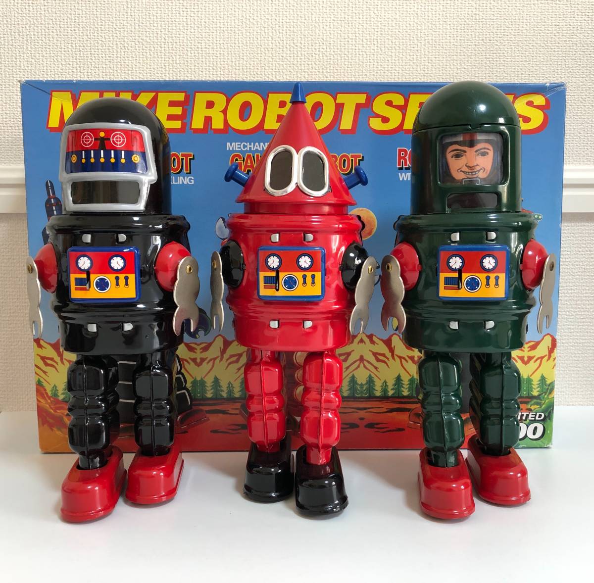 MIKE ROBOT SERIES ブリキ ロボット マイクインターナショナル ビンテージ アンティーク 玩具 ゼンマイの落札情報詳細 ...