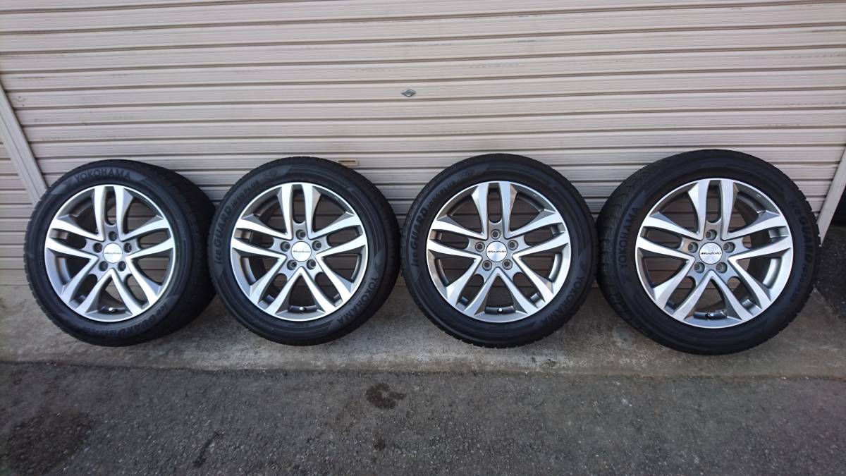 【希少・美品】ホンダ純正OP Modulo MG-010 17インチ 7.5j+55 pcd114.3 5h+YOKOHAMA iG50+ 235/50R17 4本set アコードハイブリッド ...